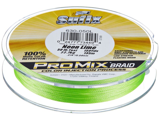 Sufix Revolve Low Vis Green Braided Line - Tackle Warehouse