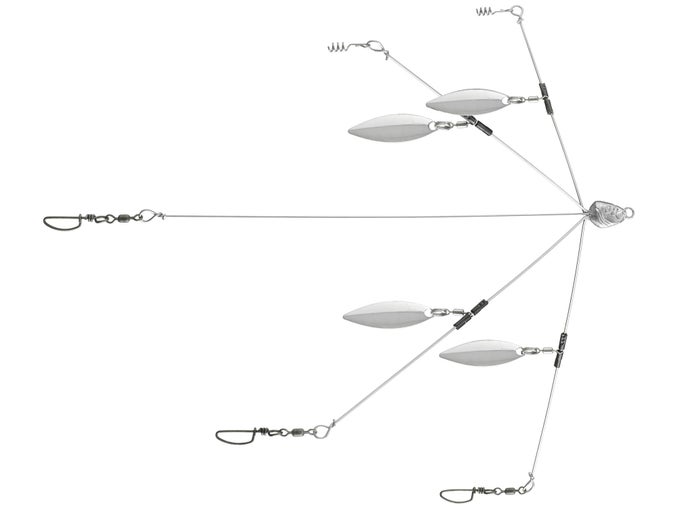 Bass Union Fishing Bladed Umbrella Rigs - Tackle Warehouse