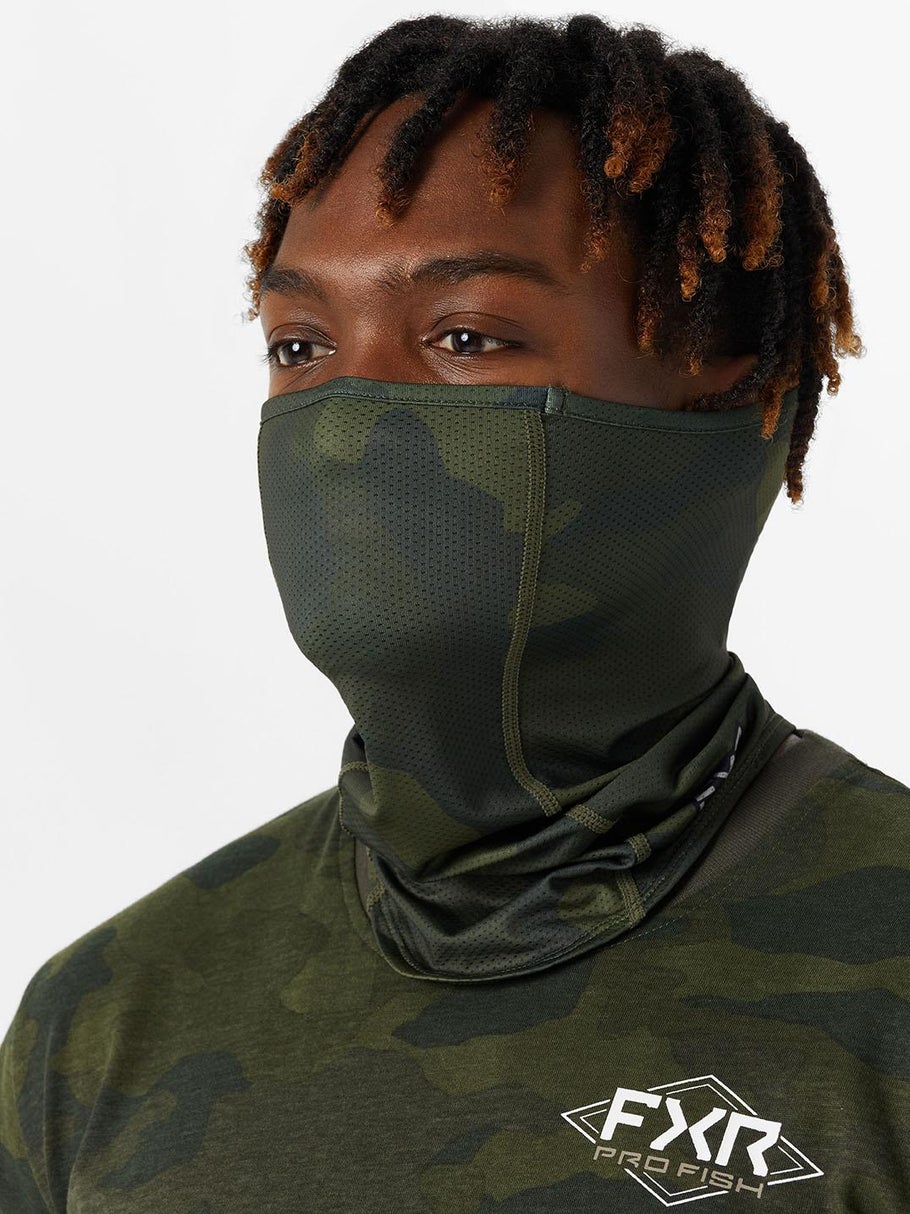 FXR Pro Series UPF Neck Gaiter Army Camo - Tackle Warehouse
