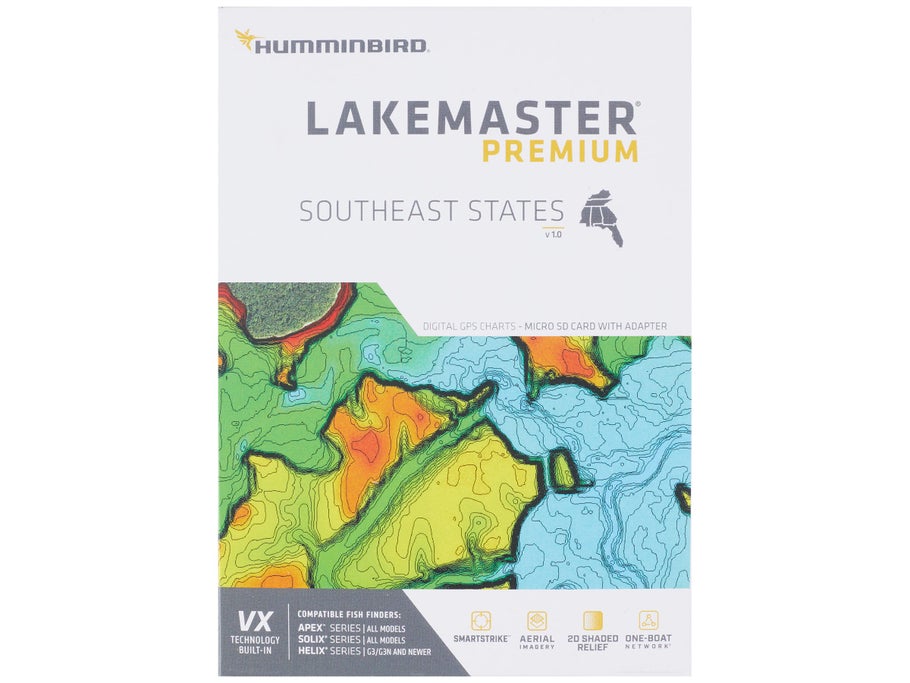 Humminbird Lakemaster VX Premium Digital Charts - Tackle Warehouse