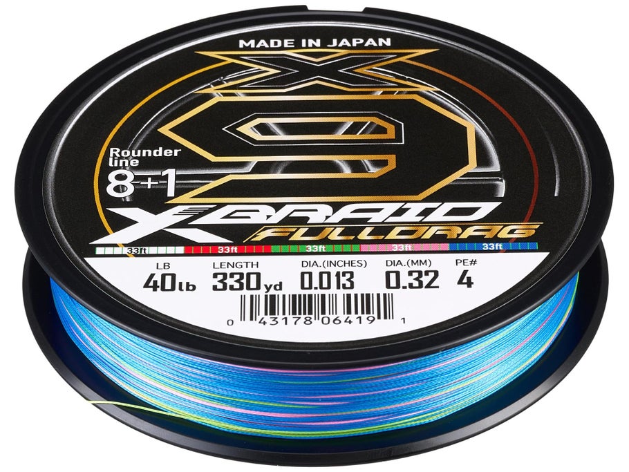 XBraid X9 Fulldrag Braid Braided Line - Tackle Warehouse