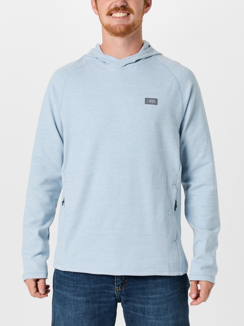 Aftco Coastal Layer Hoodie Dusk Heather - Tackle Warehouse