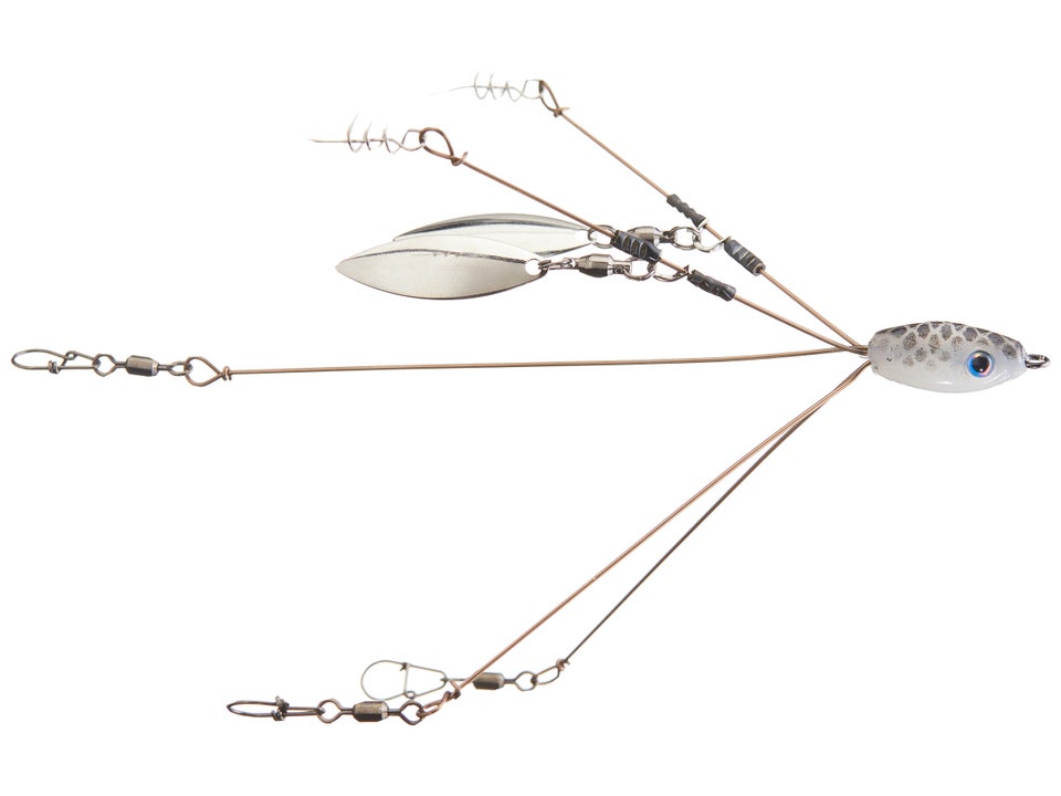 Hog Farmer Baits Tactical Bassin Micro Flex Rig 2 Blade | Tackle Warehouse