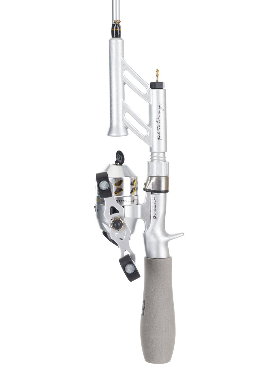 PROFISHIENCY Tiny Pocket Combo Spincast Silver/Gold | Tackle Warehouse