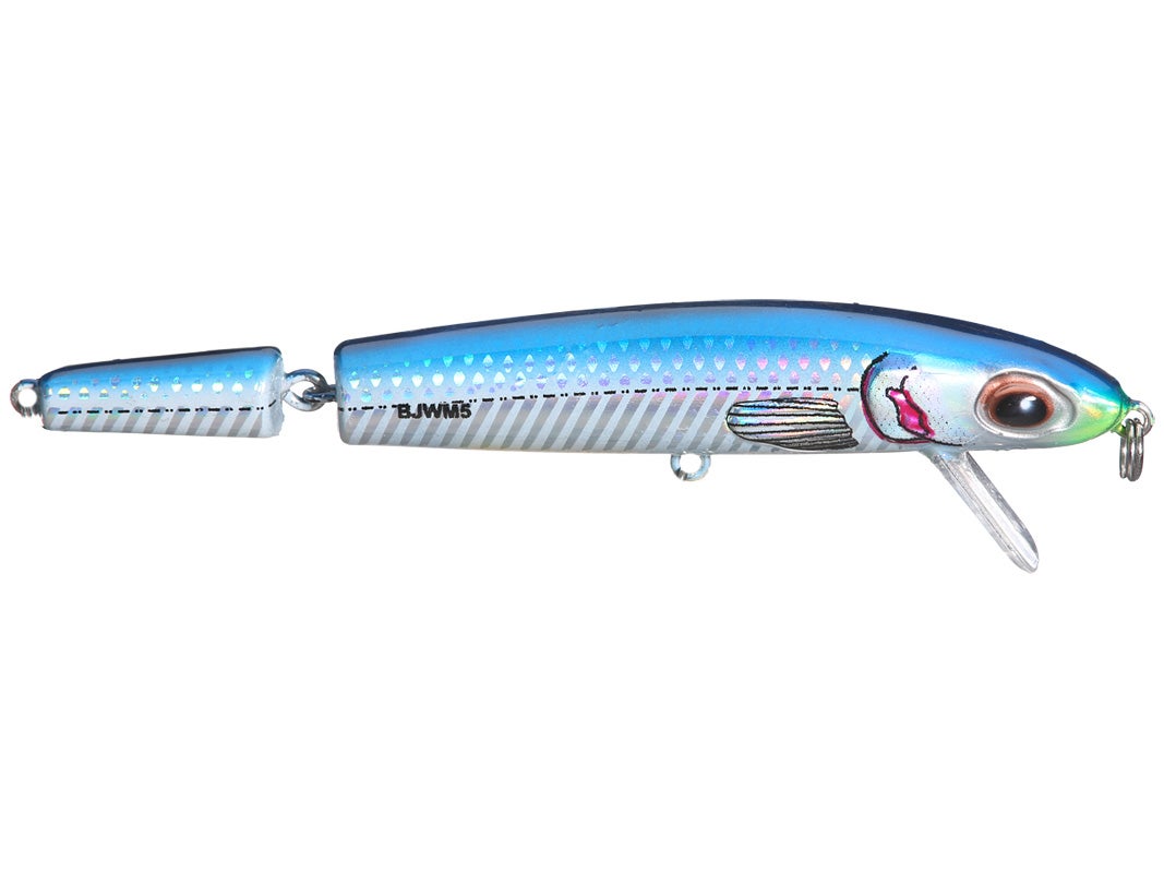 Bomber Jointed Wake Minnow Wakebait - Tackle Warehouse