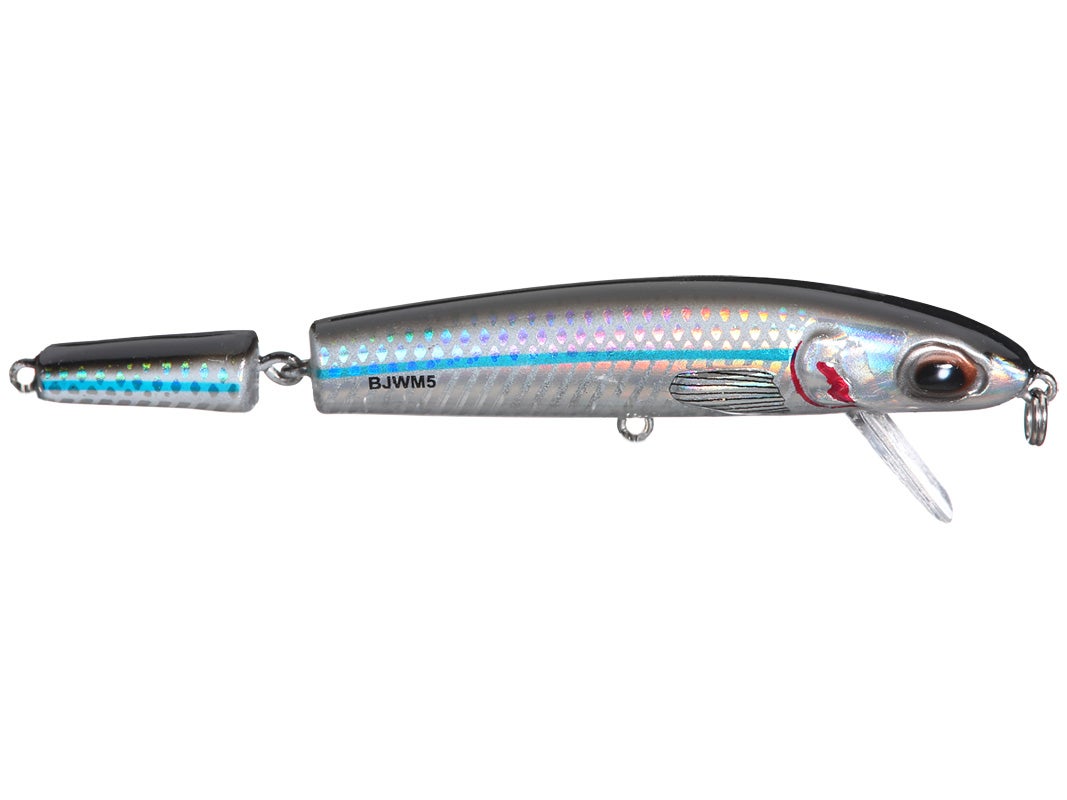 Bomber Jointed Wake Minnow Wakebait - Tackle Warehouse