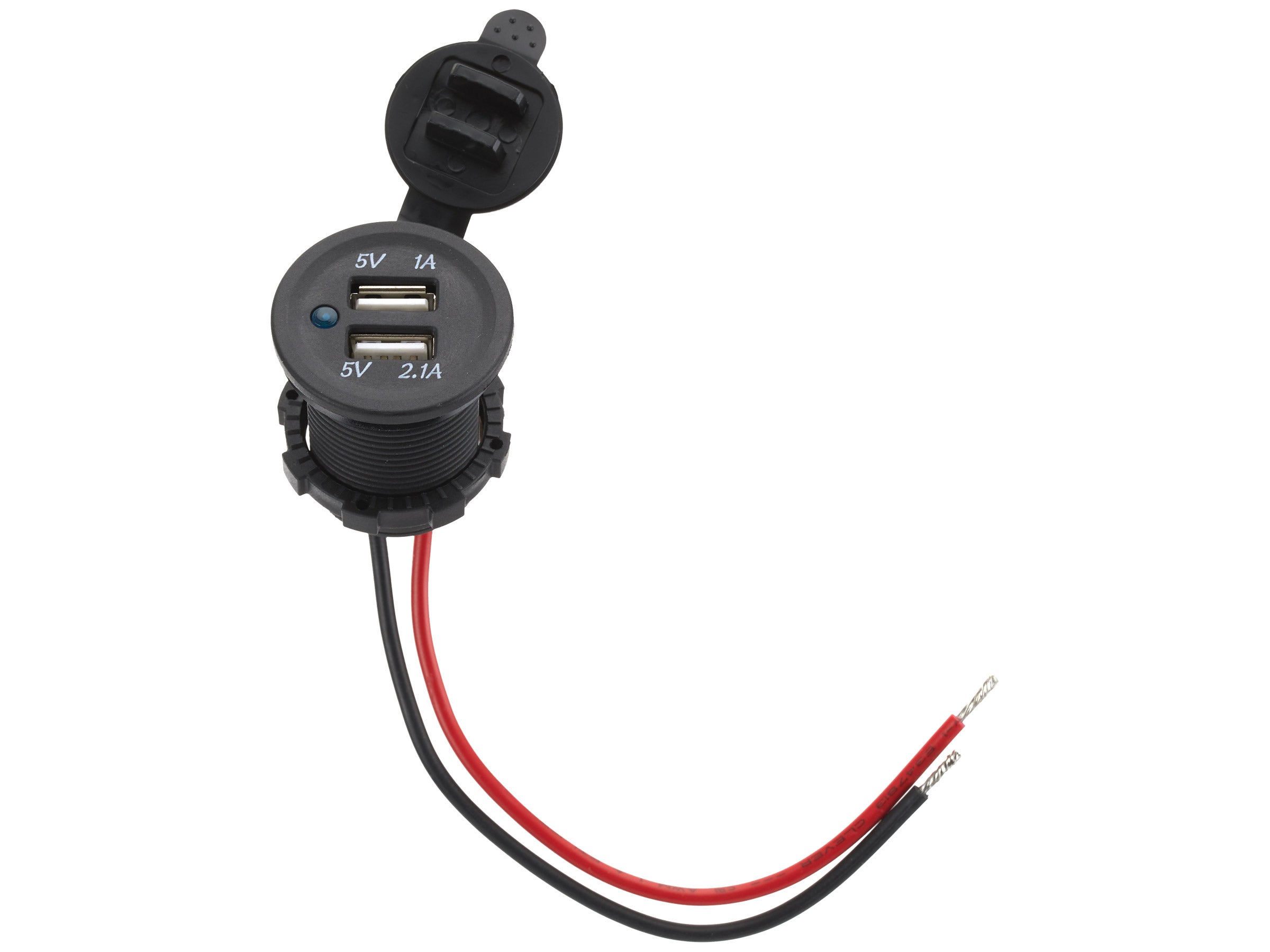 T-H Marine Dual USB Blue LED Outlets - Tackle Warehouse